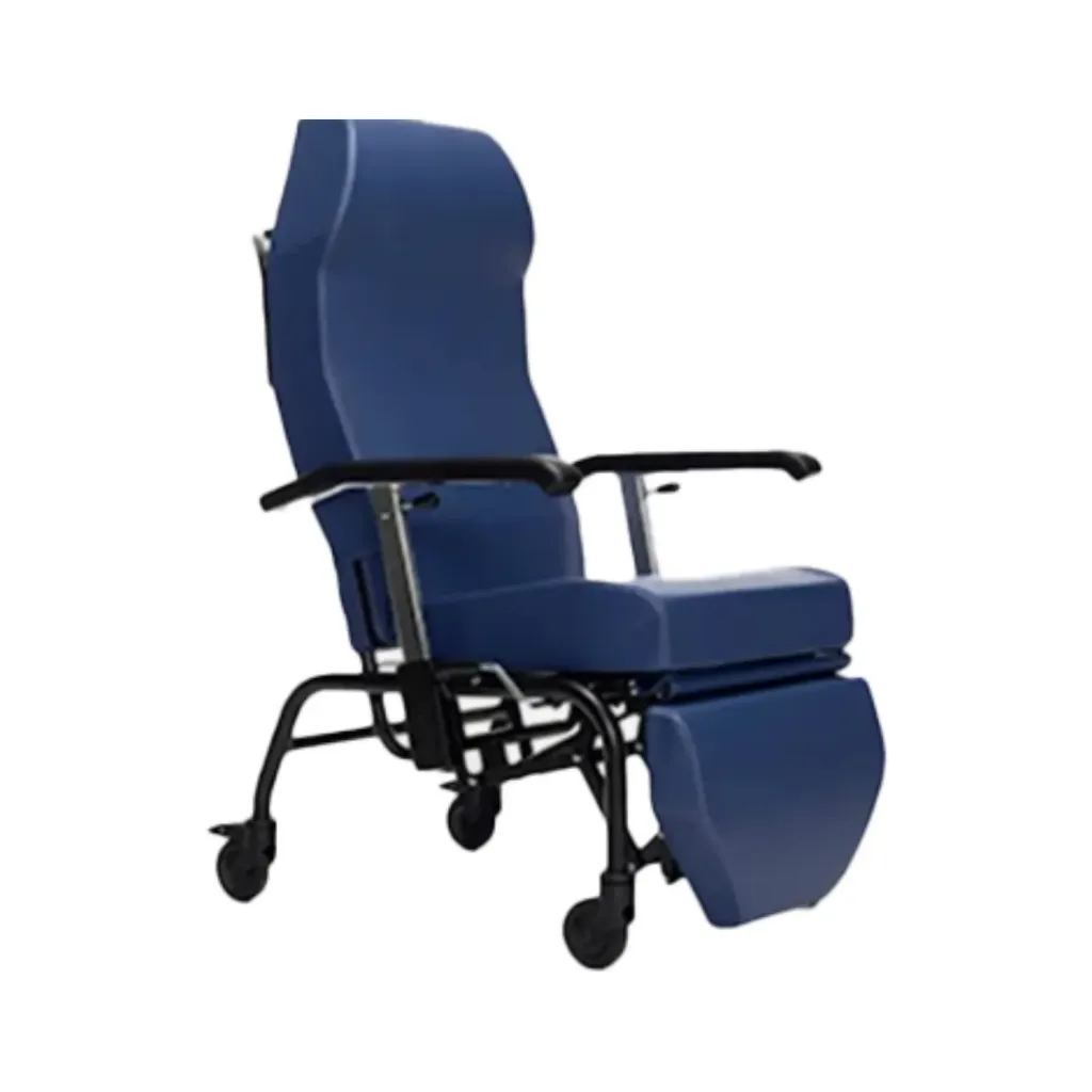 Geriatrische zetel met wielen, Normandie | zorgenmeer.be